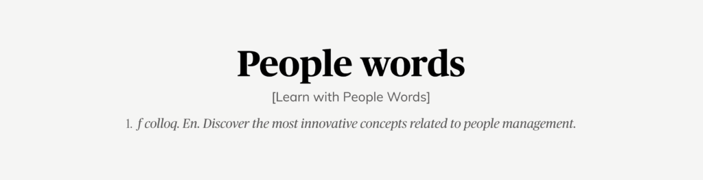 People first | People Words